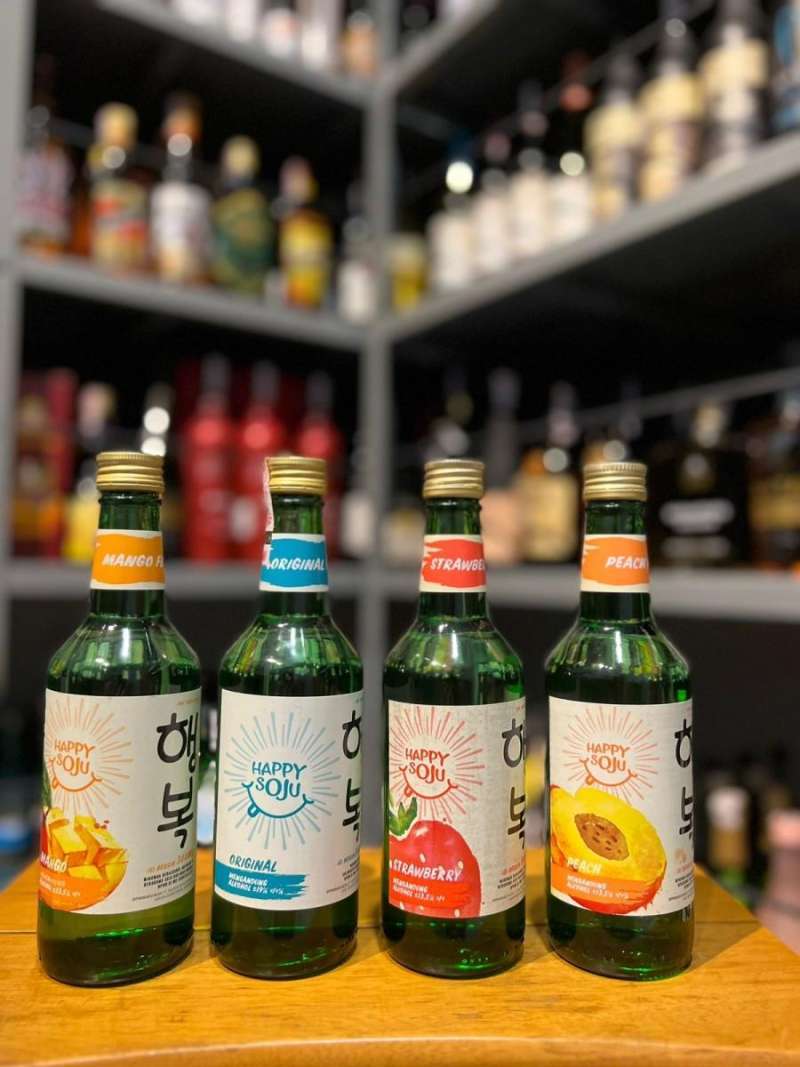 Promo 1 Paket Isi 4 Botol Happy Soju All Variants / Semua Rasa Diskon 1 ...