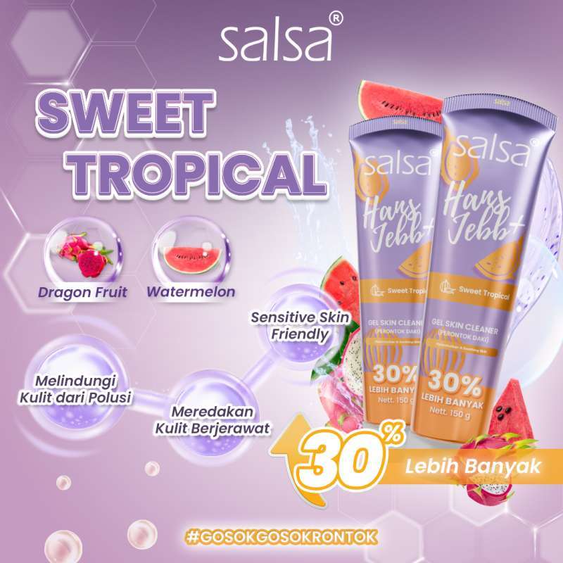 Promo [new! Upgrade] Salsa Hans Jebb+ Peeling Gel - Isi Lebih Banyak 30 ...