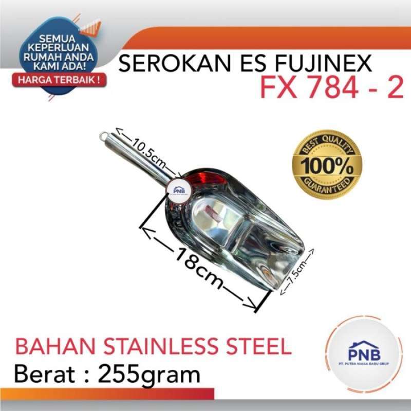 Promo Sendok Es Batu Stainless Fujinex Fx784-2 | Serokan Tepung | Biji ...