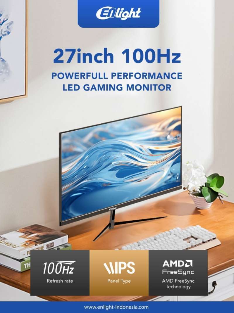 Jual Monitor Led Enlight 27 Ens-b (27/ips/fhd/100mhz/vga/hdmi/) - Led ...