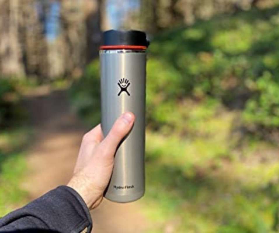 Promo Botol Hydro Flask Lightweight Wide Mouth 24 Oz / 710 Ml Obsidian ...
