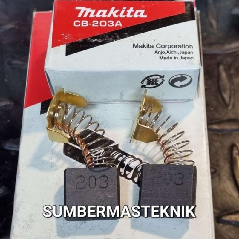 Promo Carbon Brush Cb 203 Makita Arang 1box Isi 10 Set For Mt 240/243 Ga7020 Diskon 23% Di ...