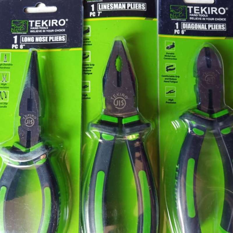 Promo Tang Set Kombinasi 7 Lancip 6 Potong 6 Paket Tang Diskon 23% Di ...