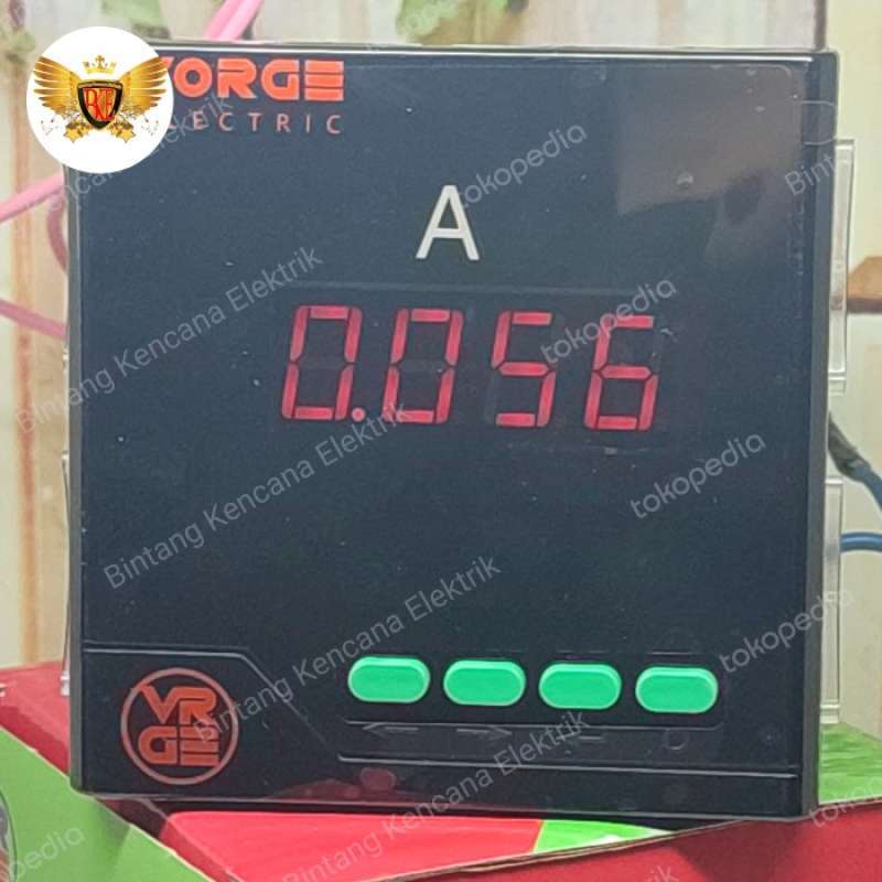 Promo Vorge Vr-aa31 Digital Ampere Meter 1 Phase 1p Single Amperemeter ...
