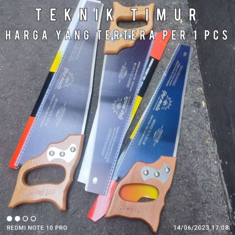 Promo Gergaji Tangan Kayu Cap Mata 16 Inch 18 Inch 20 Inch Diskon 23% ...
