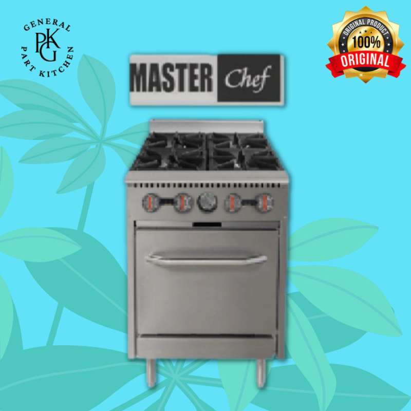 Promo Masterchef Gas Stove 4 Burner With Oven Burner Ars 24/ Kompor 4 ...