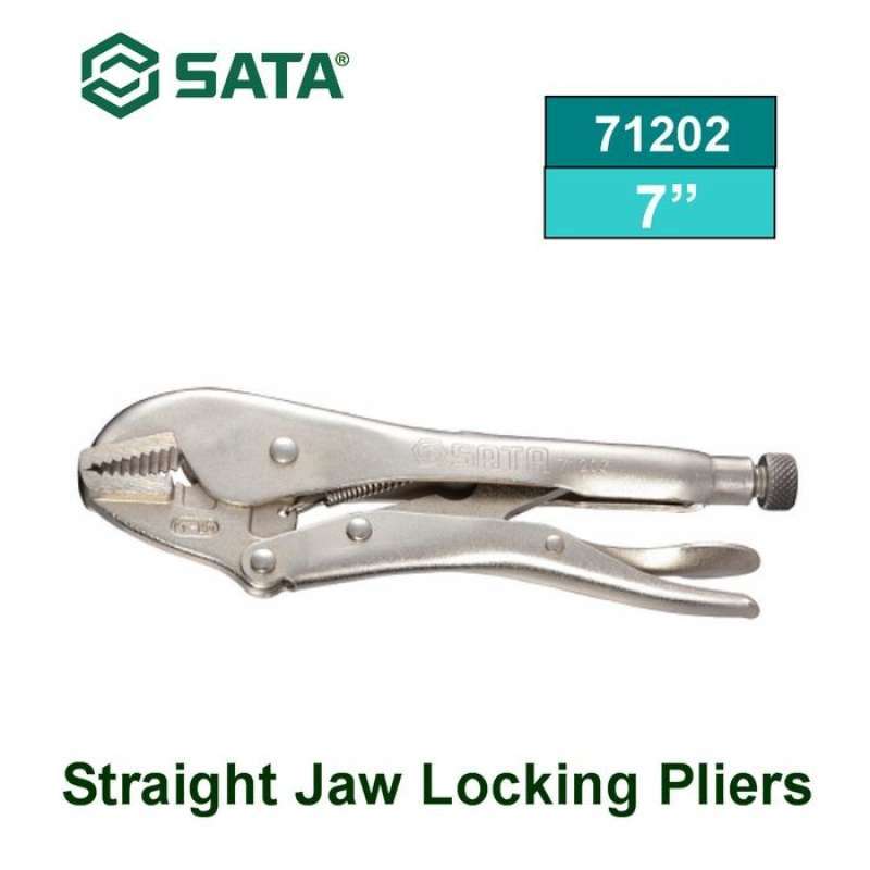 Promo Tang Buaya 71202 Straight Jaw Locking Pliers 7 Sata Diskon 23% Di ...