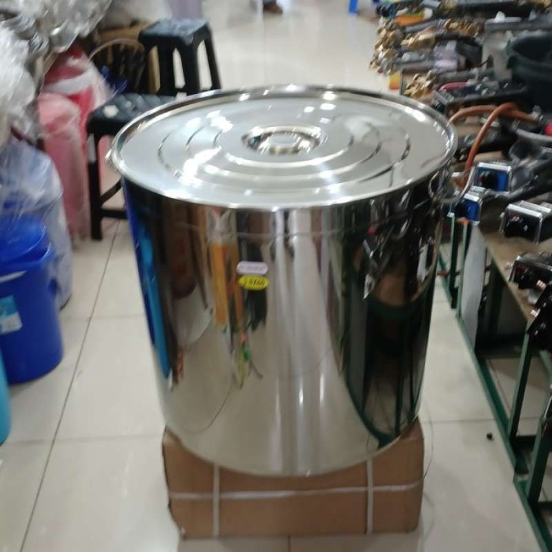 Promo Panci Stainlees Jumbo 60 Cm Tebal 3,o Mili Diskon 23% Di Seller ...