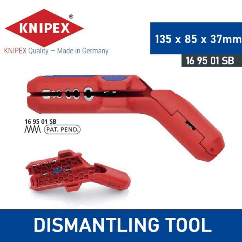 Promo Alat Pengupas Kabel 16 95 01 Sb Knipex Stripping Tool Diskon 23% Di Seller Kulee Store ...
