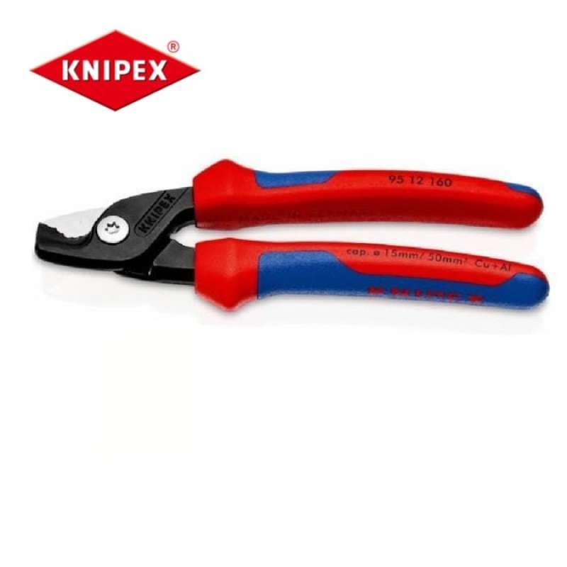 Promo Tang Potong Kabel 95 12 160 Knipex Stepcut Cable Shears Diskon 23 ...
