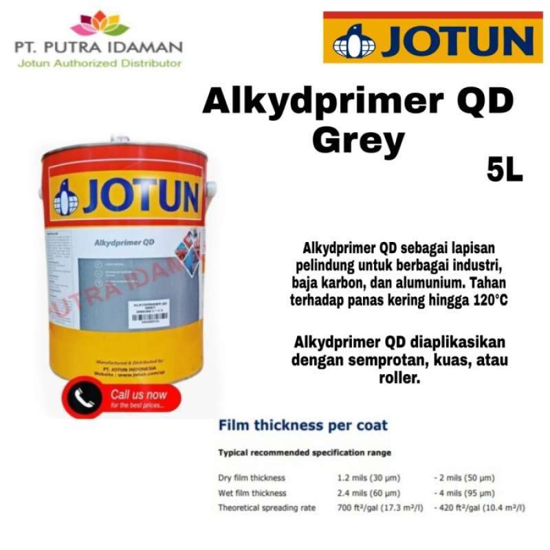 Promo Jotun Cat Alkyd / Alkydprimer Qd Grey 5 Ltr / Cat Jotun Diskon 23 ... Promo Jotun Cat Alkyd / Alkydprimer Qd Grey 5 Ltr / Cat Jotun Diskon 23 ...