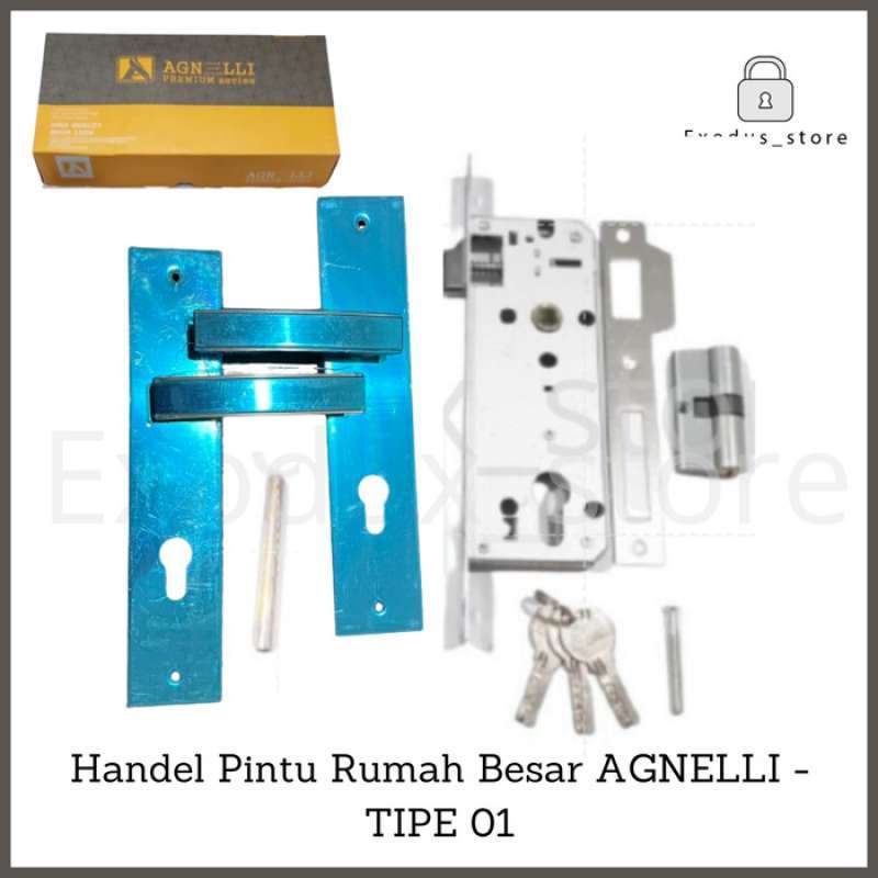 Promo Handel / Handle Kunci Pintu Rumah Besar Set Allegra + Bodi Kunci ...