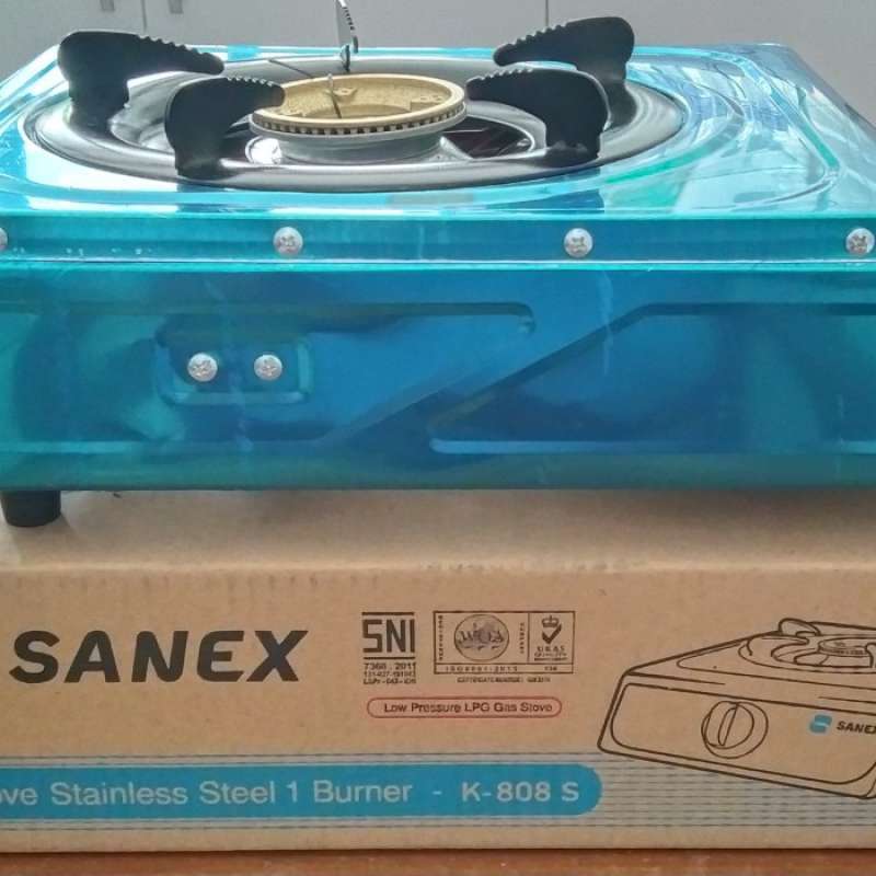 Promo Sanex K 808s Kompor Gas 1 Tungku Stainless Steel Anti Karat ...