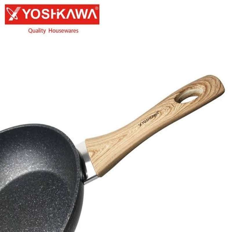 Promo Yoshikawa Panci Penggorengan Wok Pan Marble 20 Cm Md-200-01 Diskon 23% Di Seller Nishimu ...