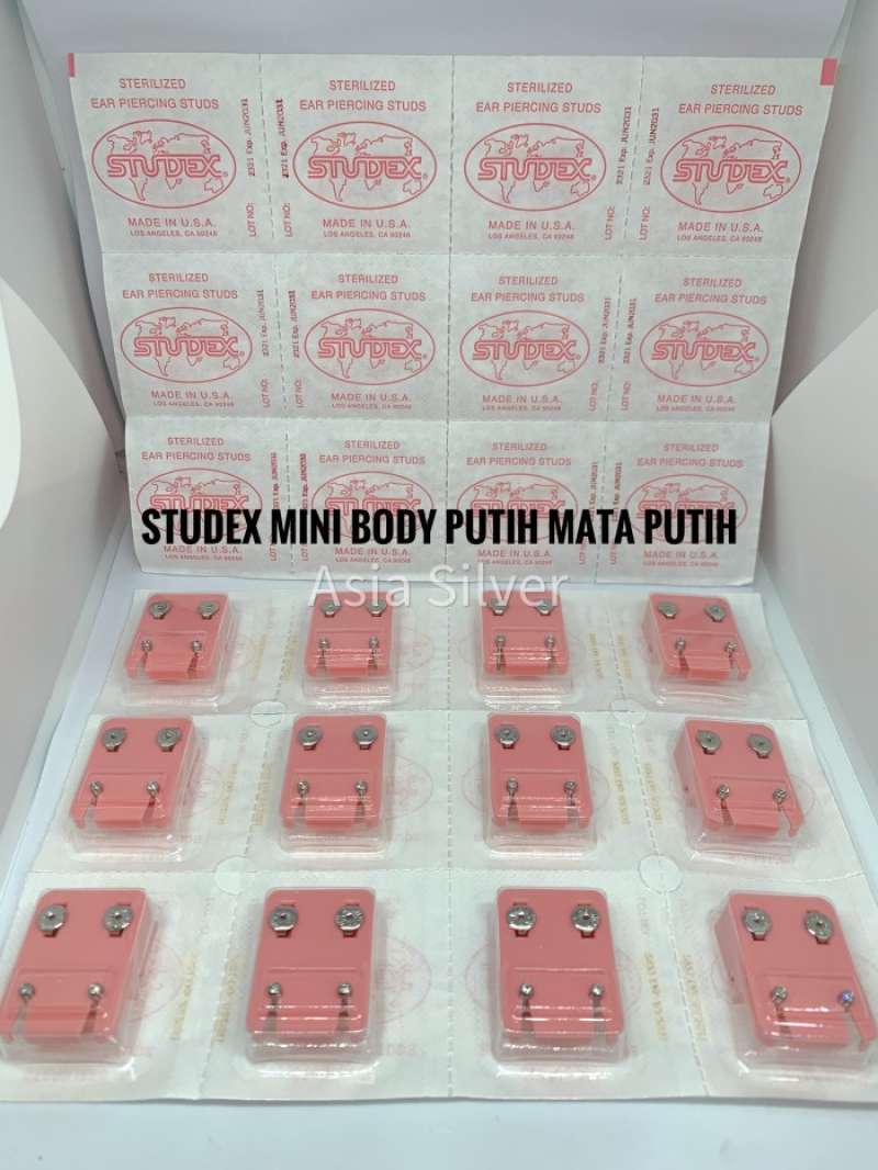 Jual Anting Tindik/subang Tembak/kerabu Bayi & Dewasa Size Mini & Reg ...