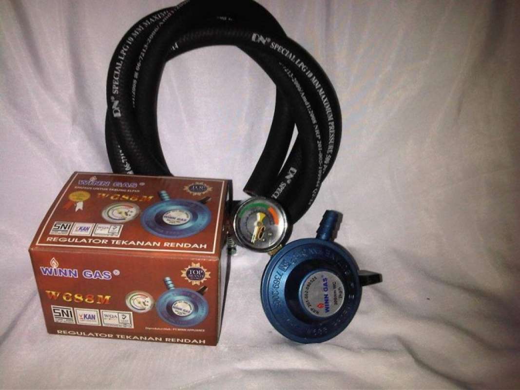 Promo Regulator Winn Gas W688 Manometer Selang Lpg 500 Psi + Clamp Diskon 23% Di Seller Nishimu ...