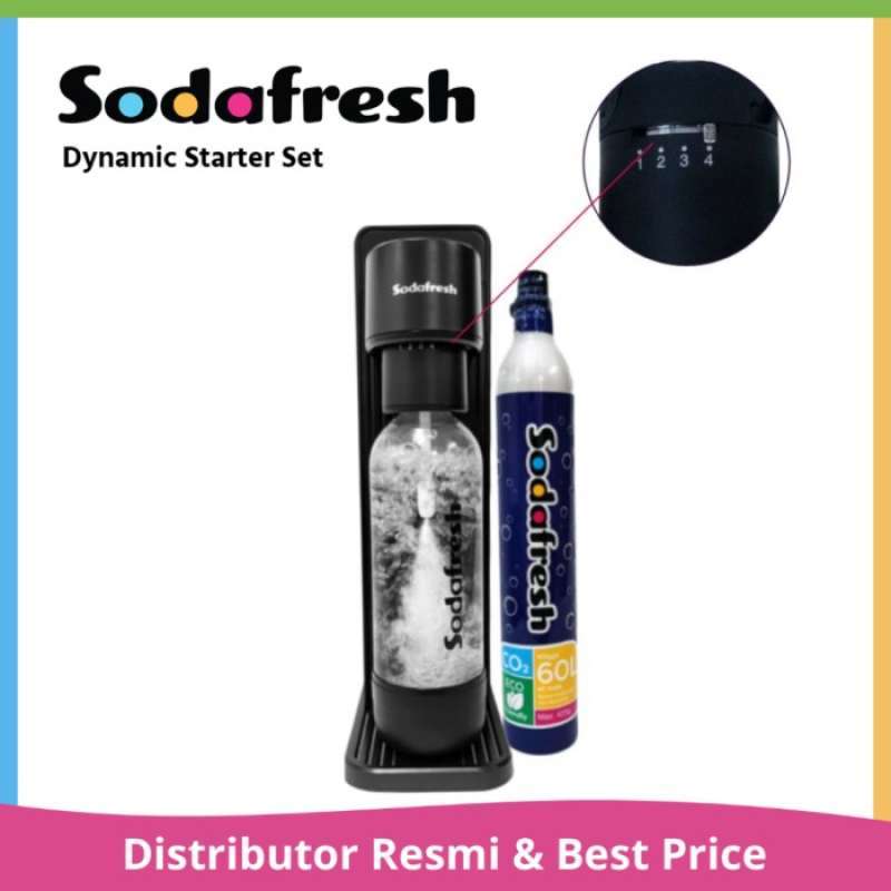 Promo Soda Maker - Dynamic - Starter Set - Black (by Sodafresh) # ...