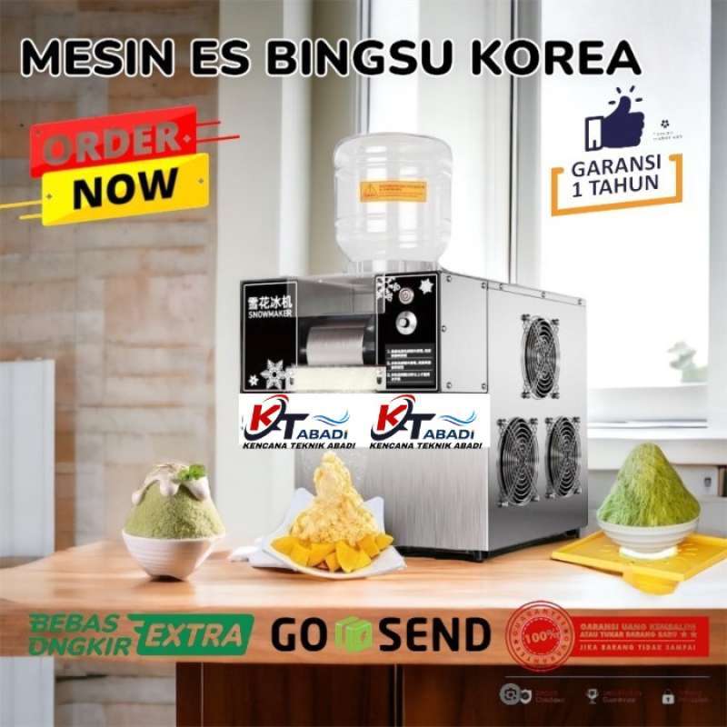 Promo Bingsoo Electric 1200w Mesin Esbingsoo Korea Snow Maker Ice Korea ...