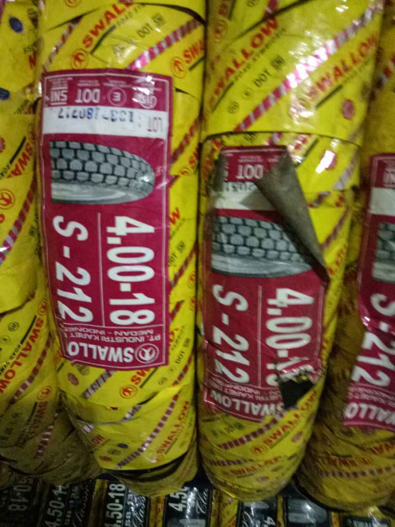 Promo Ban Luar Swallow Ukuran 400/18 Dan Ban Dalam Swallow Ukuran 400/ ...