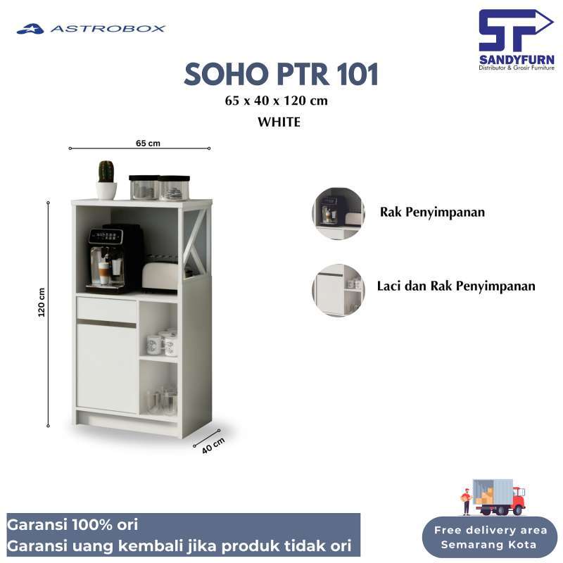 Promo Mini Pantry Kantor / Kitchen Cart / Rak Dapur Mini / Astrobox ...