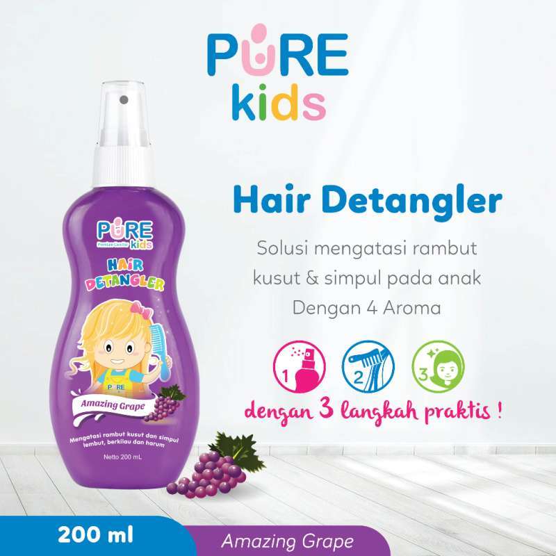 Jual Purekids Hair Detangler - Hair Spray Untuk Mengatasi Kusut Dan ...