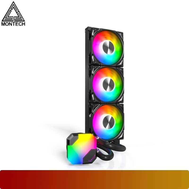 Jual Montech Hyperflow Argb 360 | 360mm Liquid Cpu Cooler - Hitam Di ...