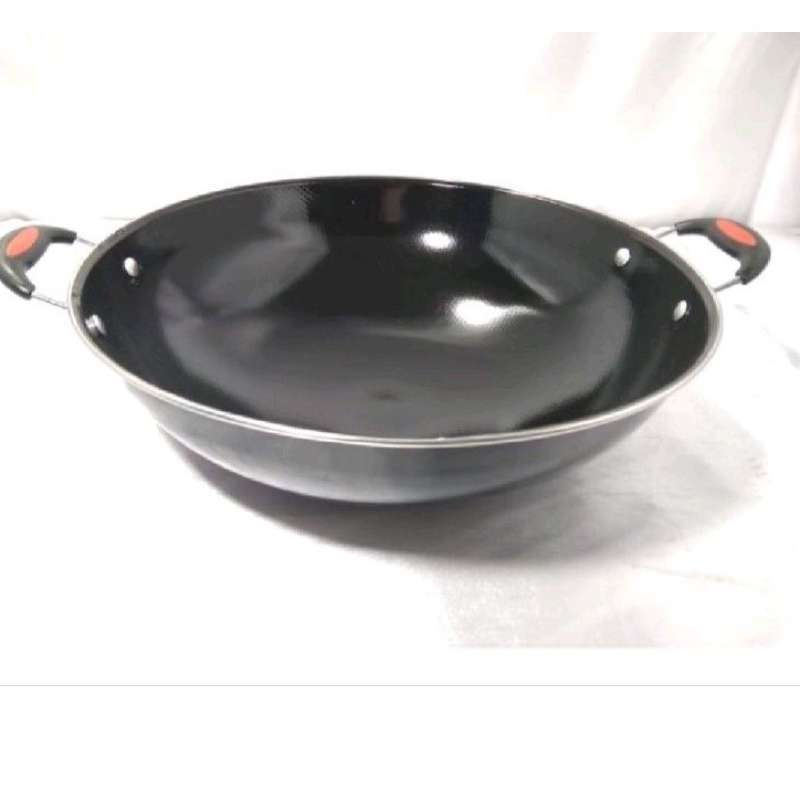 Jual Ssa Panci Wajan Enamel Diameter 34 Cm Penggorengan Serbaguna Anti ...