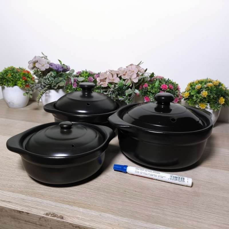 Jual Chobig Panci Keramik Masak Rebus Godok Obat Herbal Jamu Sapo Sup ...