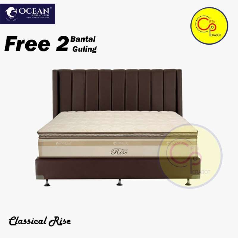 Jual Kasur Tempat Tidur Springbed Ocean Classical Rise Dengan Plushtop ...