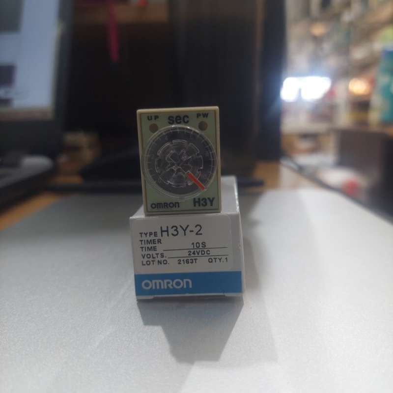 Jual Timer Omron H3y-2 10s / H3y 2 12vdc 12v 10 Detik / 10sec / 24vdc 24v - 24vdc Di Seller ...