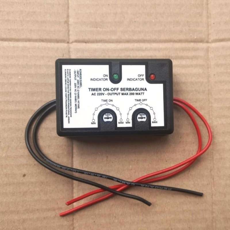 Jual Timer On-off Otomatis Serbaguna Ac 220v - 1-10detik Di Seller ...