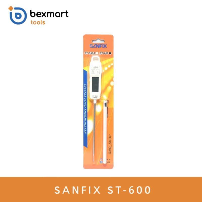 Jual Digital Food Thermometer Suhu Makan Sanfix St-600 / St 600 / St600 ...