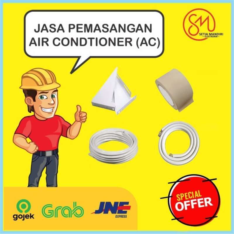 Promo New Pemasangan Instalasi Ac 0.5pk - 1pk New - Paket 5 Meter ...
