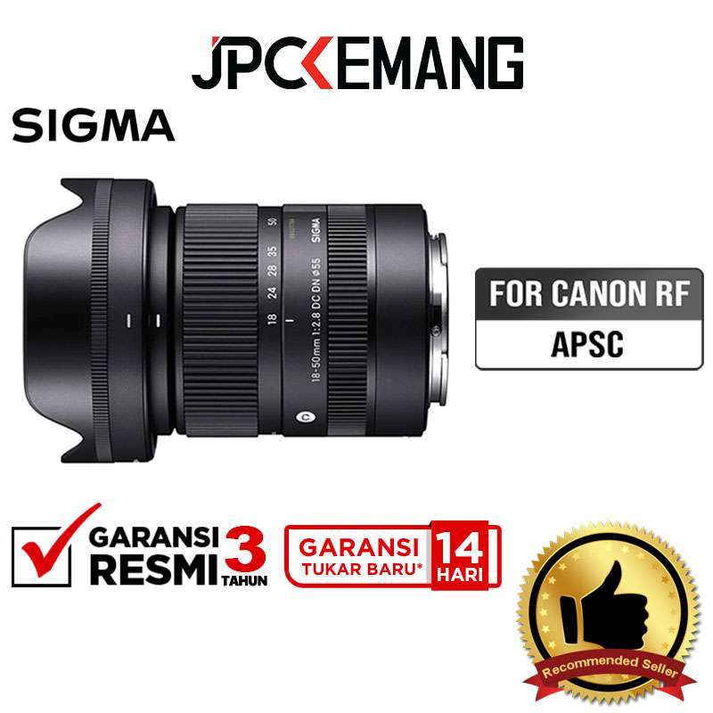 Promo Jpc Kemang Sigma 18-50mm F2.8 Dc Dn Contemporary For Canon Rf Apsc Sigma 18-50 Mm F/2.8 ...