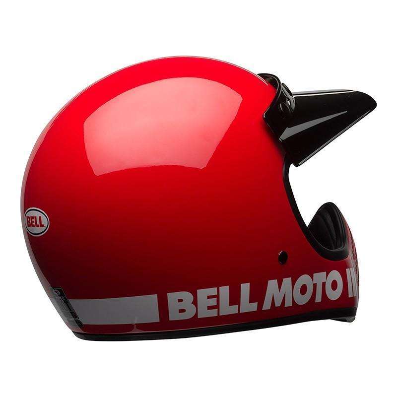 Jual Helm Bell Moto-3 Classic Red Full Face Helmet Original Retro Di ...