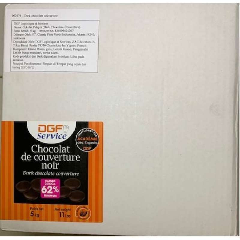 Jual Dgf Dark Chocolate 62% Repack 500 Gram Di Seller Consume - Cengkareng Timur, Kota Jakarta ...