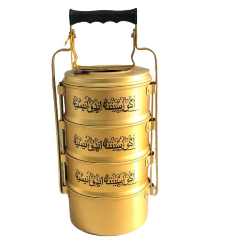 Jual Rantang Lunch Box Bekal Arab Arabia Food Carrier Mazaya Kuning ...