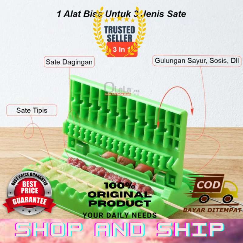 Jual Alat Kotak Tusuk Menusuk Pembuat Membuat Tusukan Sate Satay Skewer ...