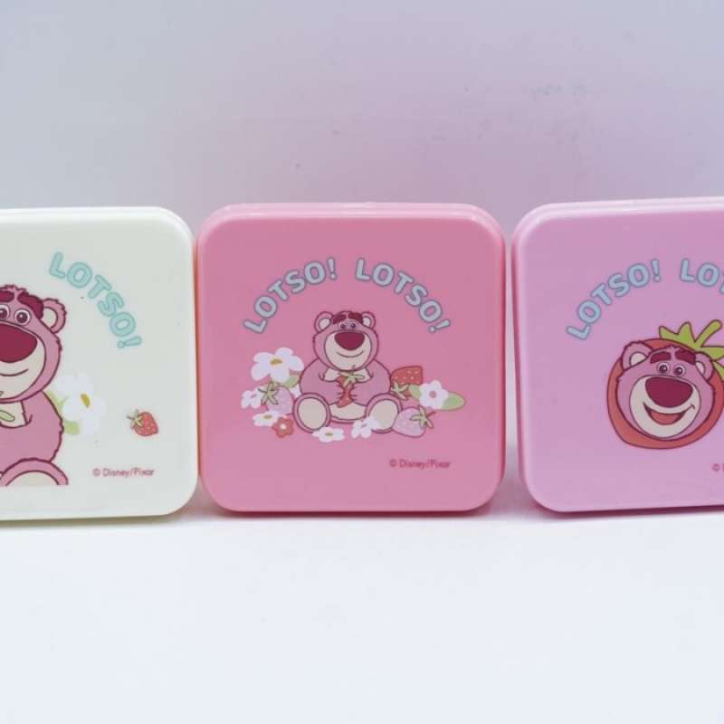 Jual Lotso 3 Set Toy Story Tempat Makan Lunch Box 150ml Bento Box ...