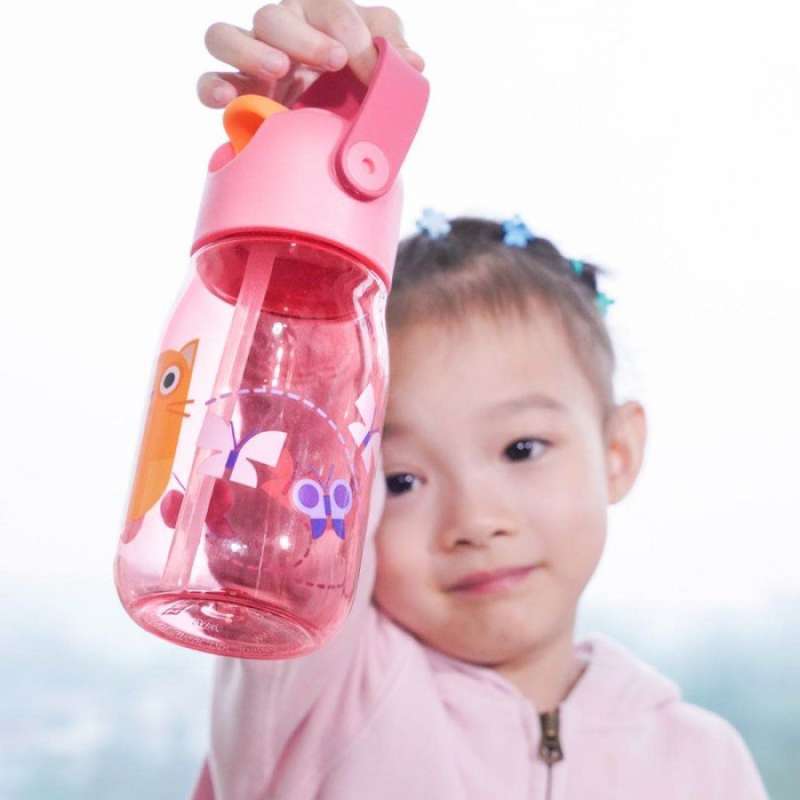 Jual Zoku Kids Flip Straw Bottle - Botol Minum Sedotan Untuk Anak Di ...