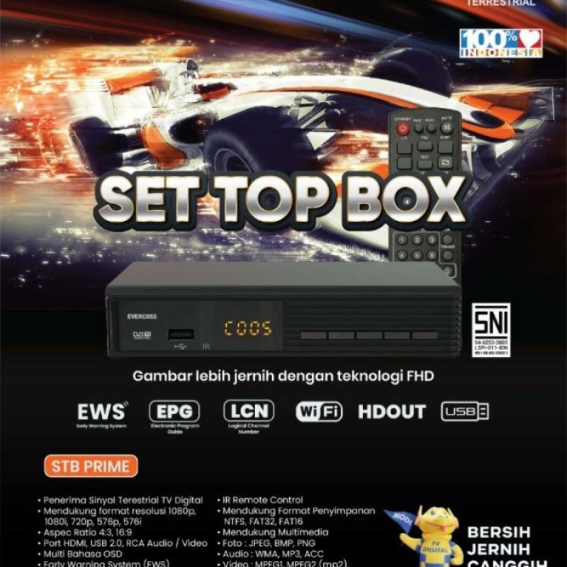 Promo New Stb Set Top Box Advan Digipro Tv Digital Full Hd Baru - Stb Evercoss Diskon 33% Di ...
