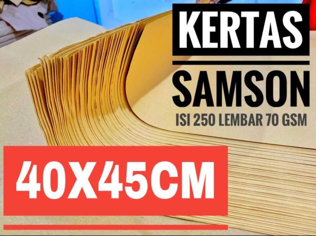 Jual Kertas Samson 40x45cm Kraft/samson Craft/kertas Packing Di Seller ...