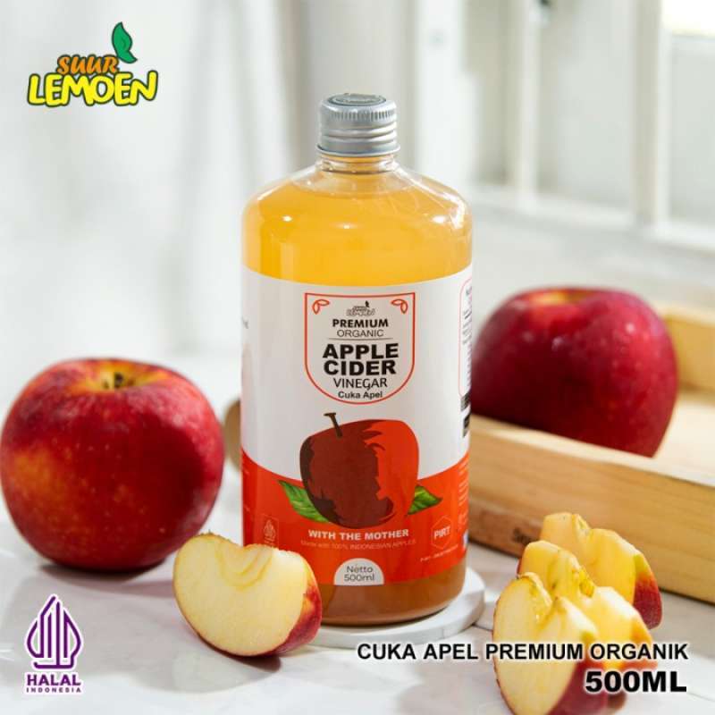 Promo Suur Lemoen Bpom Paket Cuka Apel 500 Ml Dan Sari Lemon 500 Ml ...