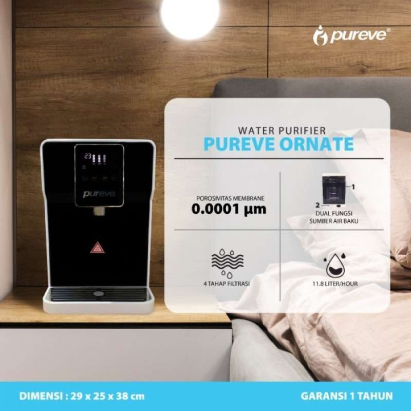 Jual Pureve Dispenser Ro Reverse Osmosis Water Purifier - Scitus Di ...