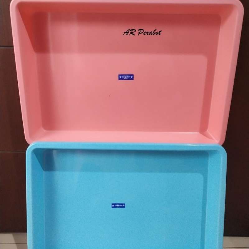 Jual Nampan Segi Besar Warna Plastik Serbaguna Merk Lucky Star 1405 Uk ...