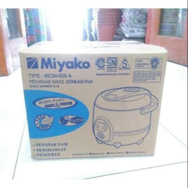 Promo Magic Com Miyako Mcm606a - Magic Com Miyko 0.6 Liter 3in1 350 ...
