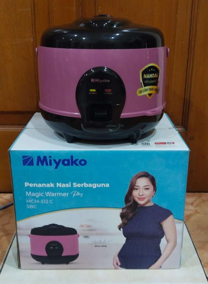 Promo Magic Com Rice Cooker Miyako Mcm 512 C Sbc / 512c Sbc ( 1,2 Liter ) Diskon 23% Di Seller ...