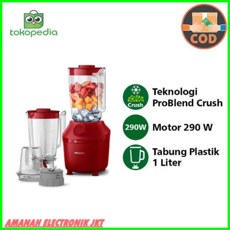 Promo Blender Philips 3000 Series Hr2042 53 - Kapasitas 1l Diskon 23% Di Seller Niimura Store ...