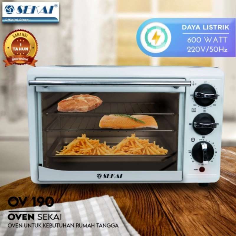 Promo Sekai Oven Listrik 600w 19 Liter Ov190 Diskon 23% Di Seller ...