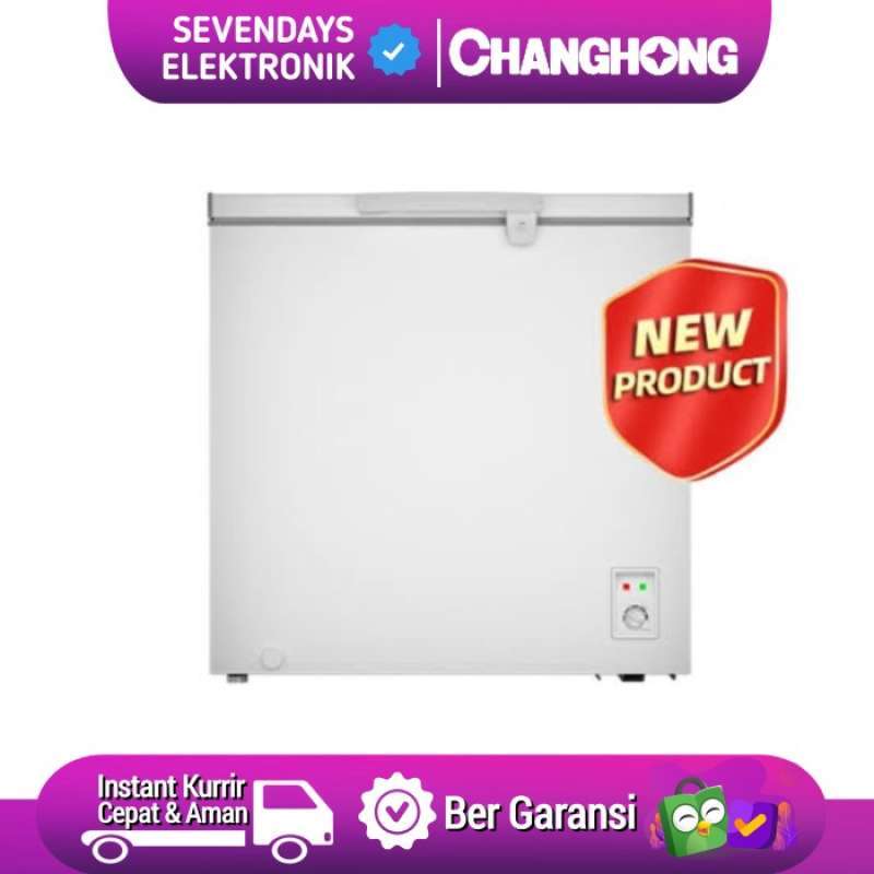Promo Chest Freezer Changhong Fcf-266-dw Fcf266 Dw Freezer Box 220 ...